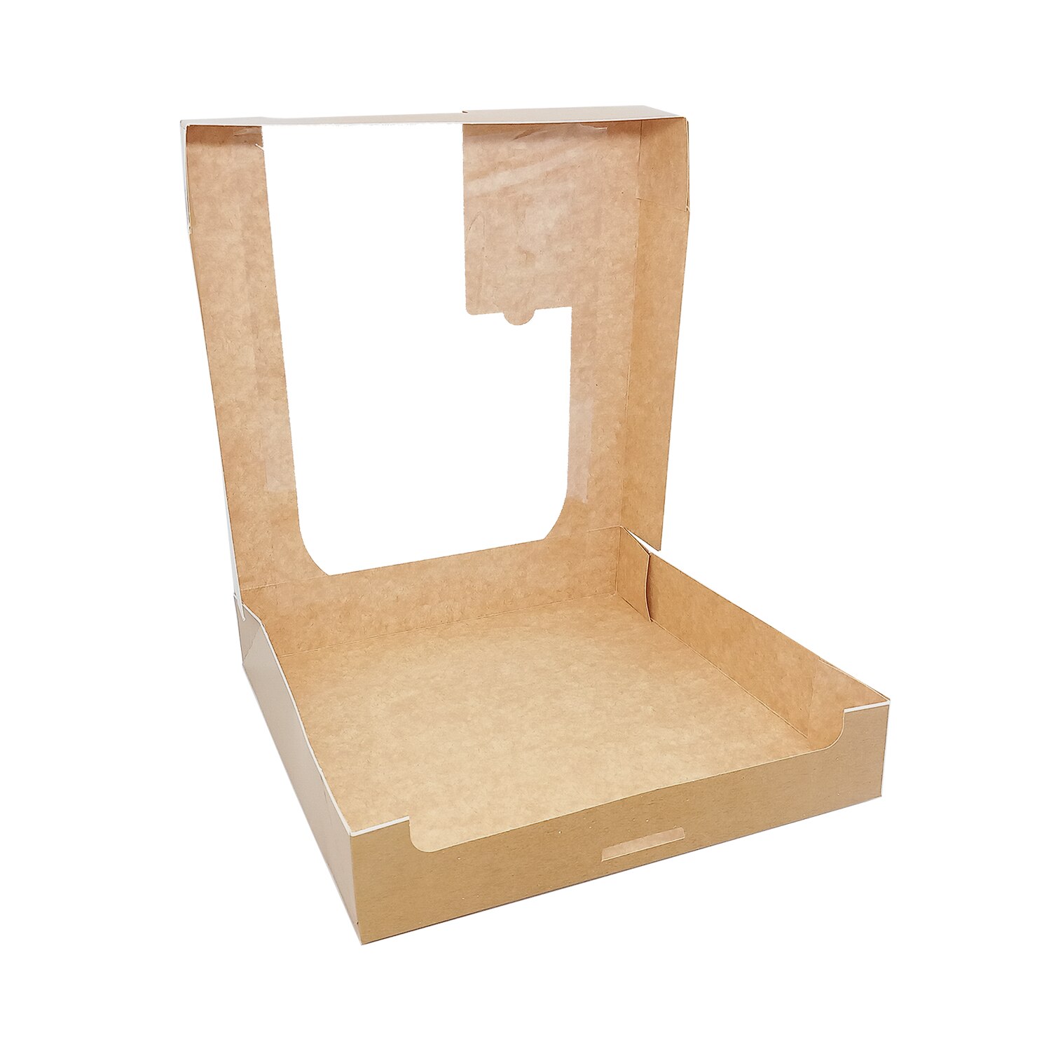 Cutie din carton, crem, fereastra transparenta, pentru prajituri ...