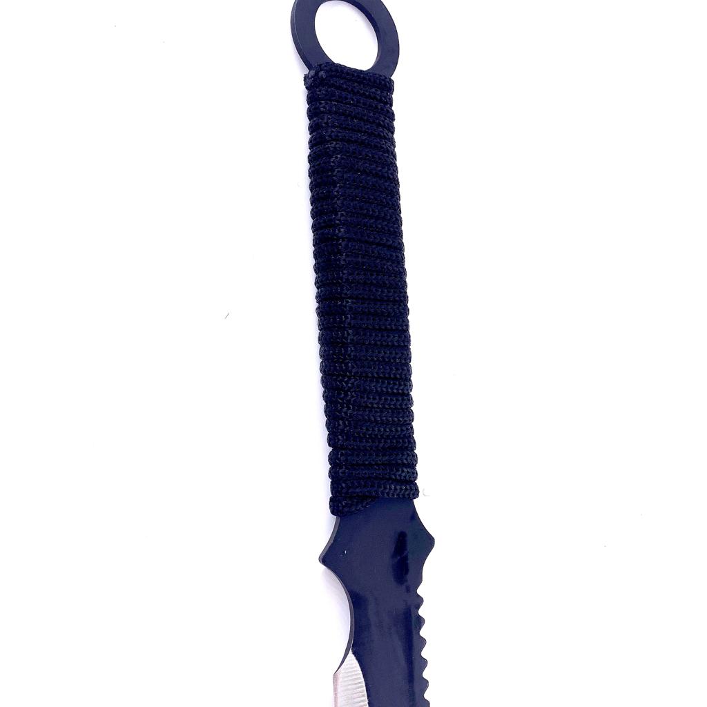 Sabie de vanatoare, The Black Samurai, maner textil, 68.5 cm, husa ...