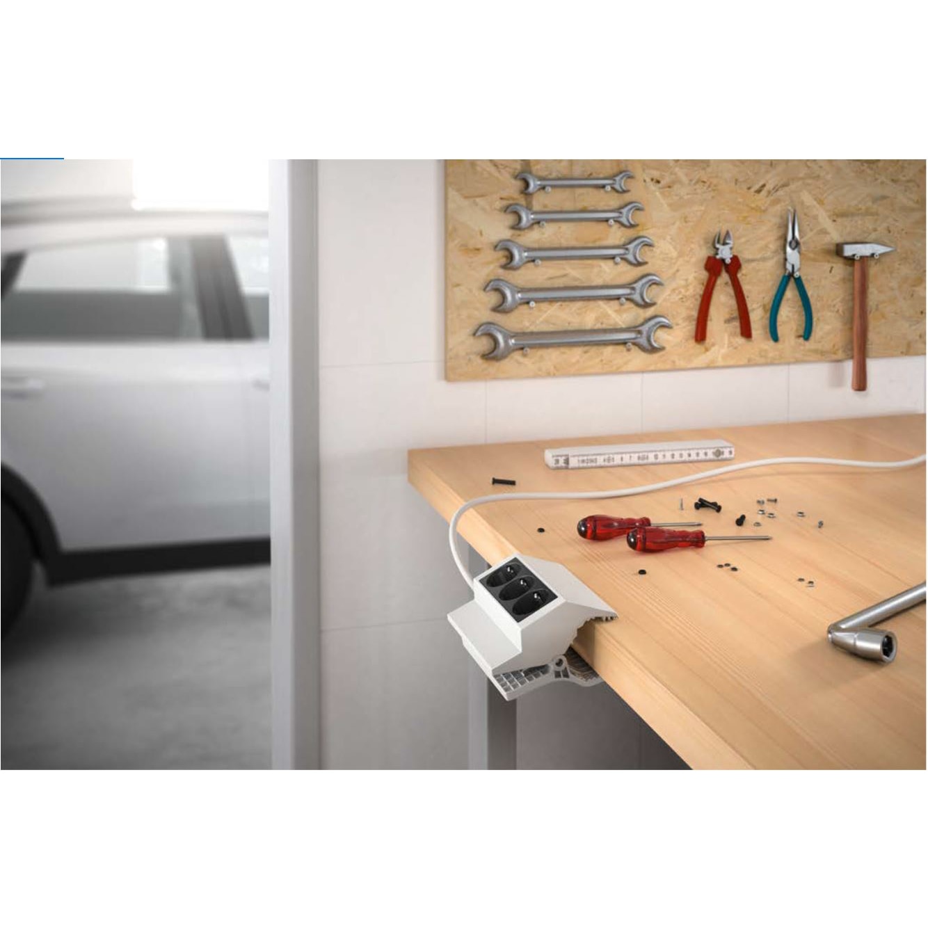 Prelungitor bloc prize Bachmann Peggy, 3 prize, cablu 3m, Alb - eMAG.ro