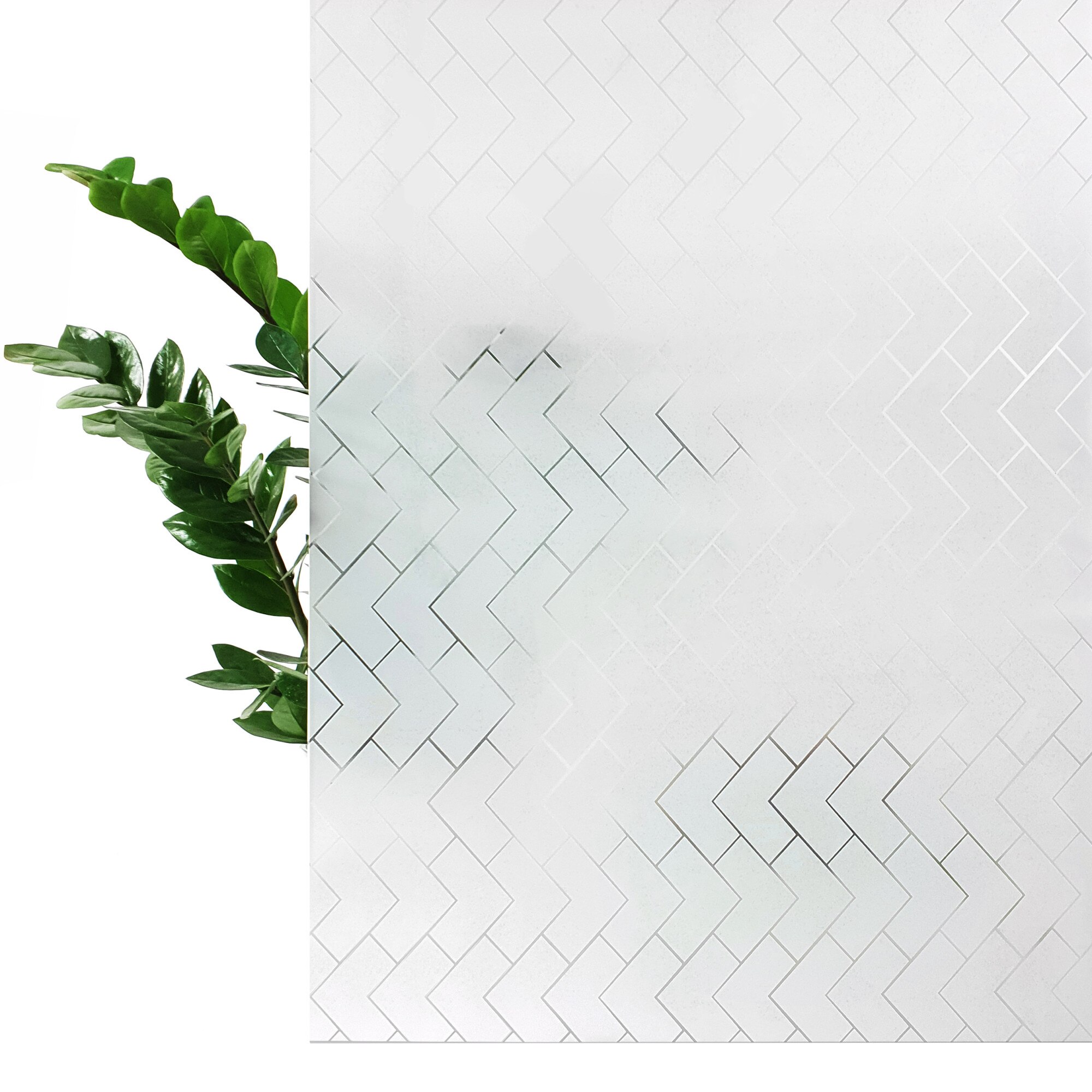 Autocolant static pentru geam, D-c-Fix, G108, Zigzag, 45 cm x 150 cm ...