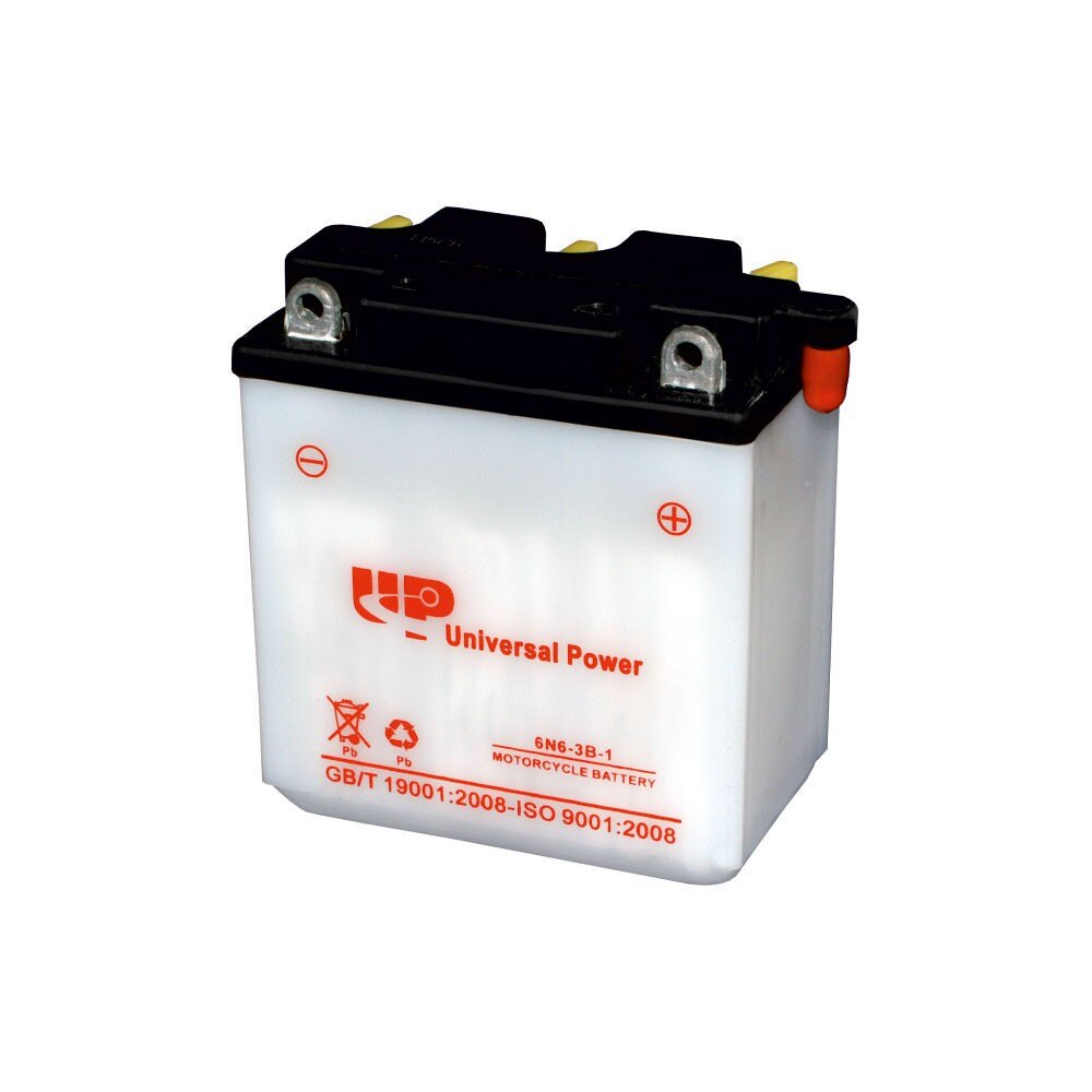 Мото акумулатор Universal Power MF - AGM 6N6-3B-1 6V 6Ah - Dry Charged - eMAG.bg