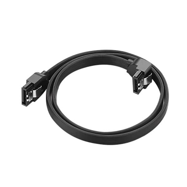 Cablu Flexibil SATA-SATA 90°, Ugreen US217, Conectare Hard-disk SSD ...