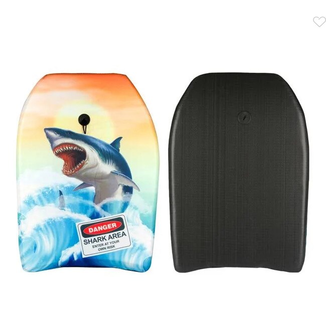 Pluta de inot pentru copii, imprimeu zona rechini, 66 x 45 cm, 3 ani+ ...