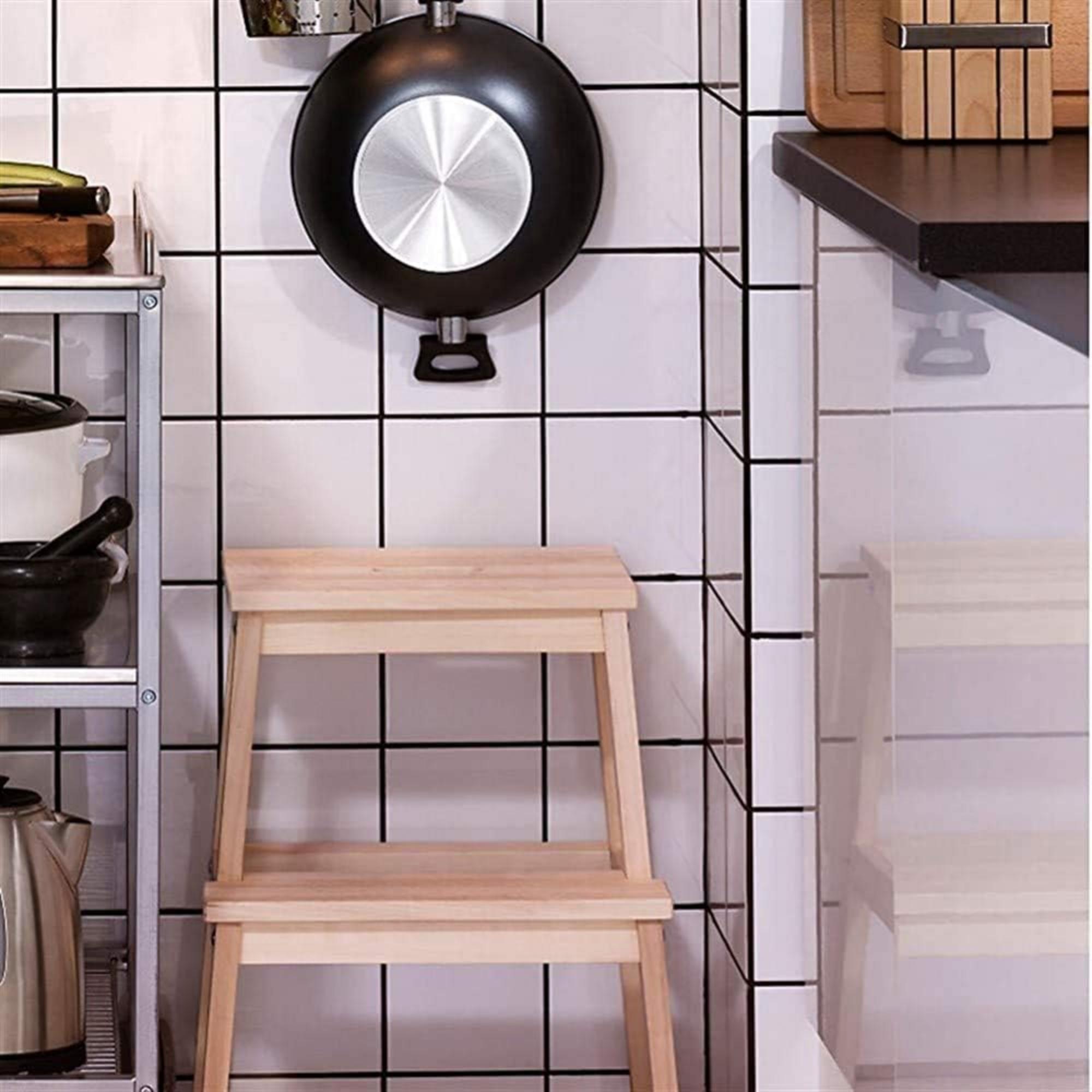 Scaun inaltator tip scara cu 2 trepte, pentru copii, Taburet cu 2 ...