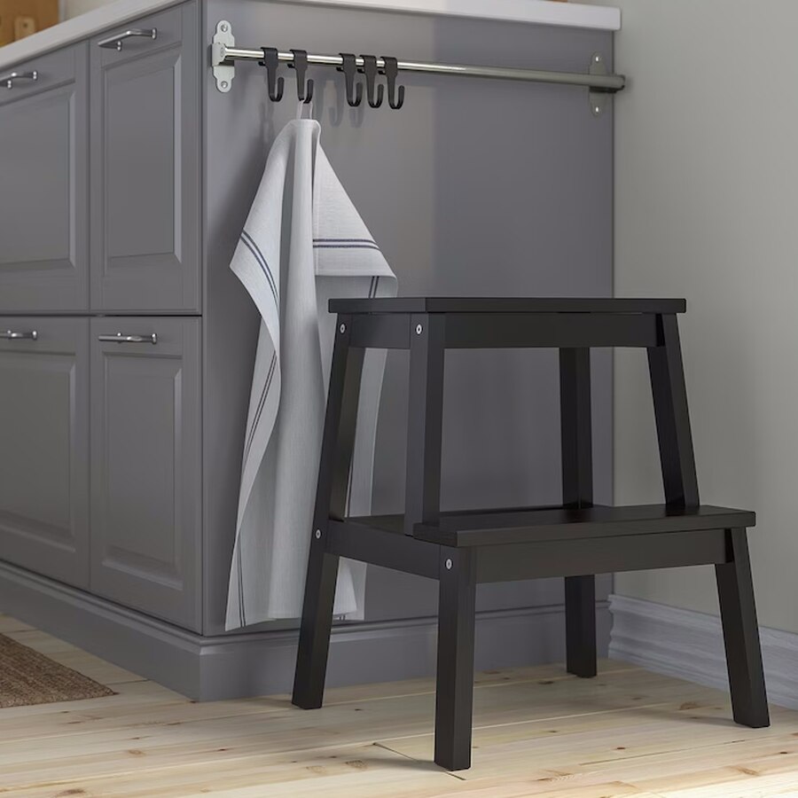 Scaun inaltator tip scara cu 2 trepte, pentru copii, Taburet cu 2 ...