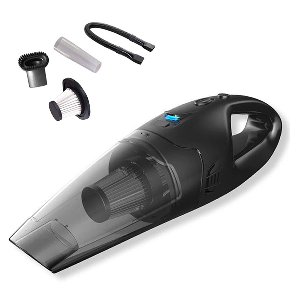 Aspirator auto de mana fara fir, cu acumulator, pentru casa si masina ...