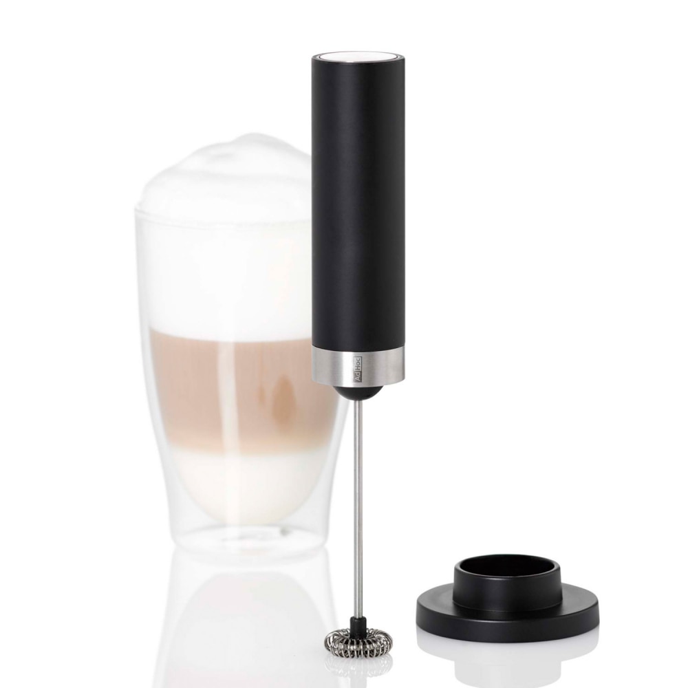 Mixer spuma de lapte AdHoc, Electric, Otel inoxidabil, Negru - eMAG.ro