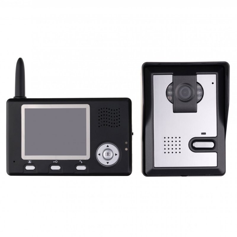 Interfon video wireless Secutek STZ-DB005, Ecran LCD, Negru - eMAG.ro