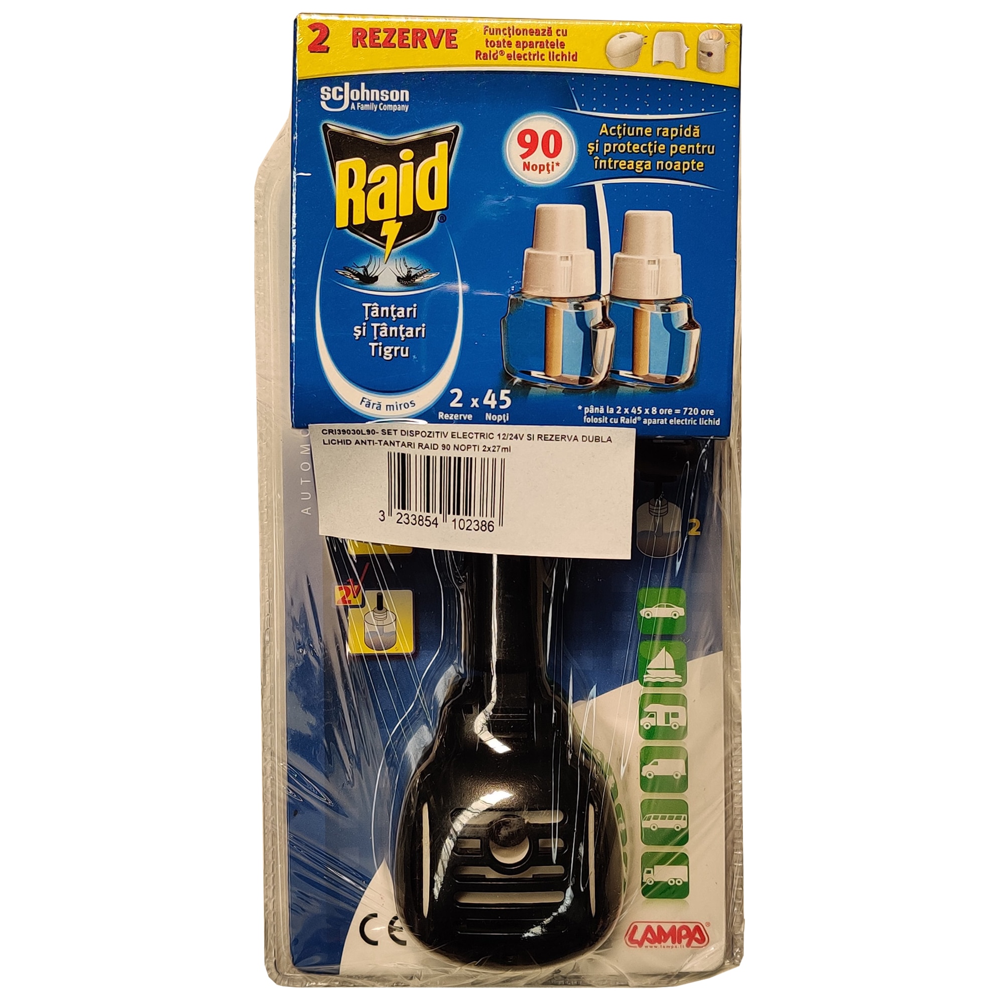 Set dispozitiv electric universal 12/24V si rezerva dubla lichid ...