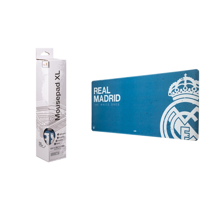 Mousepad profesional pentru gaming si birou Real Madrid, model XL ...