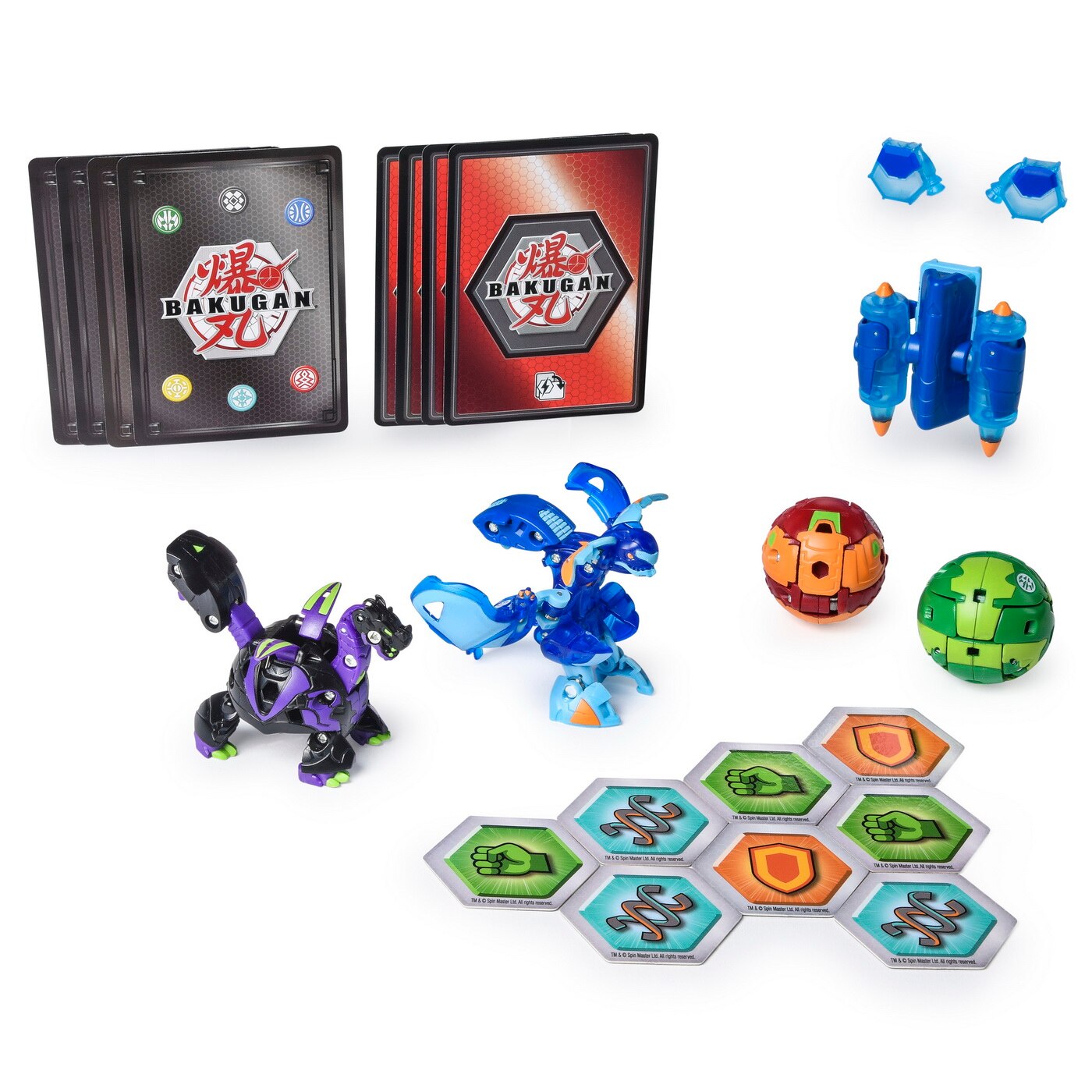 Set Bakugan Armored Alliance Baku-Gear - Ultra Batrix si Ramparian - eMAG.ro
