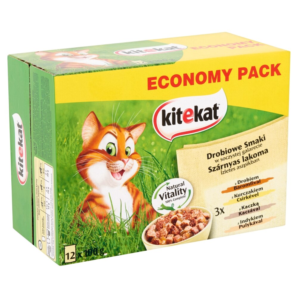 Kitekat 12-pack Szárnyas 10+2, 12x100g - eMAG.hu