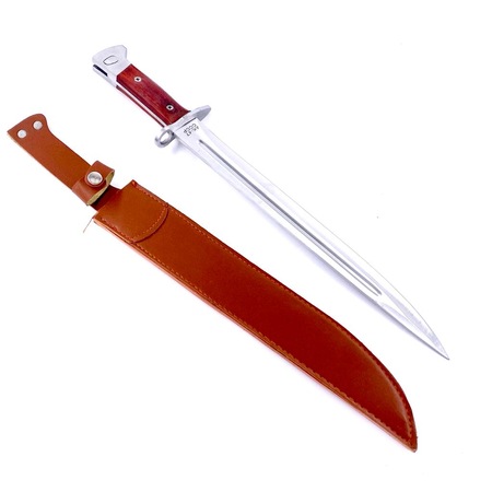 Cutit tip baioneta AK-47 CCCP, teaca, 50 cm, mahon - eMAG.ro