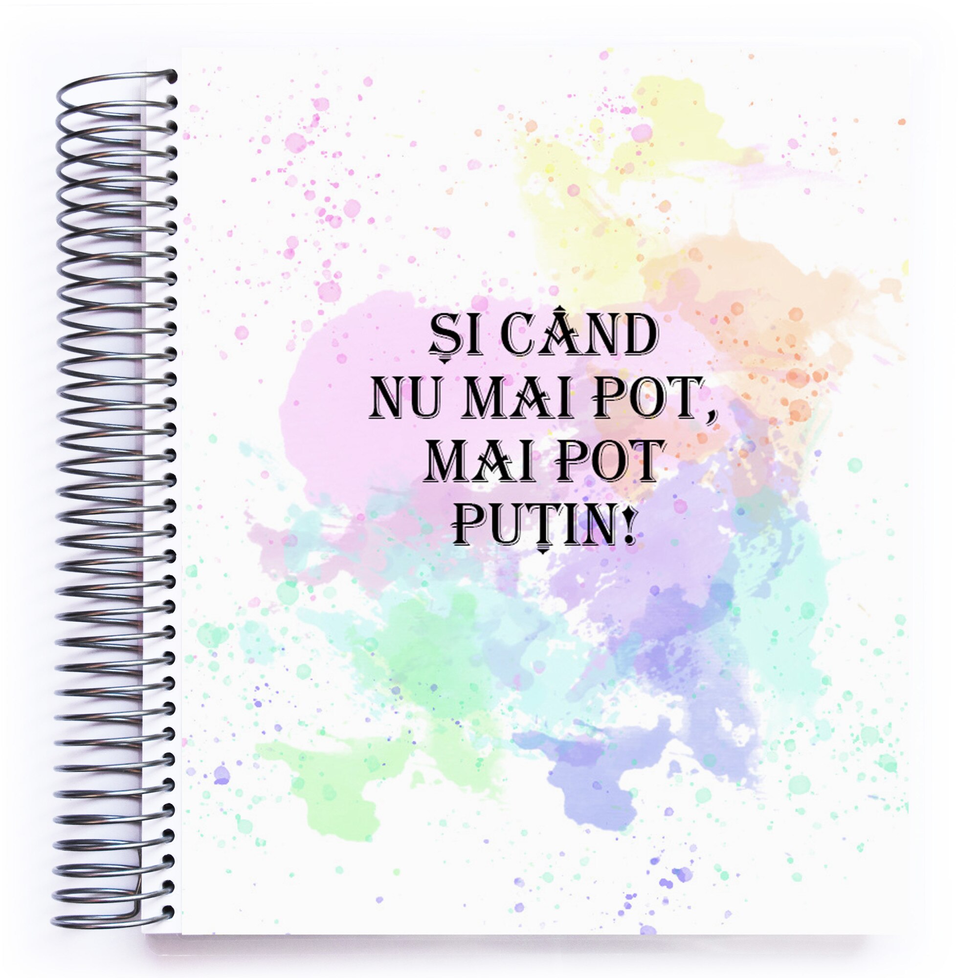 Agenda datata, personalizare prenume si luni, Planner pentru motivatie ...