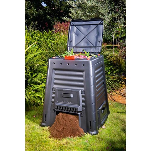 Lada compost/compostor gradina fara baza 650 L Keter Mega, plastic ...