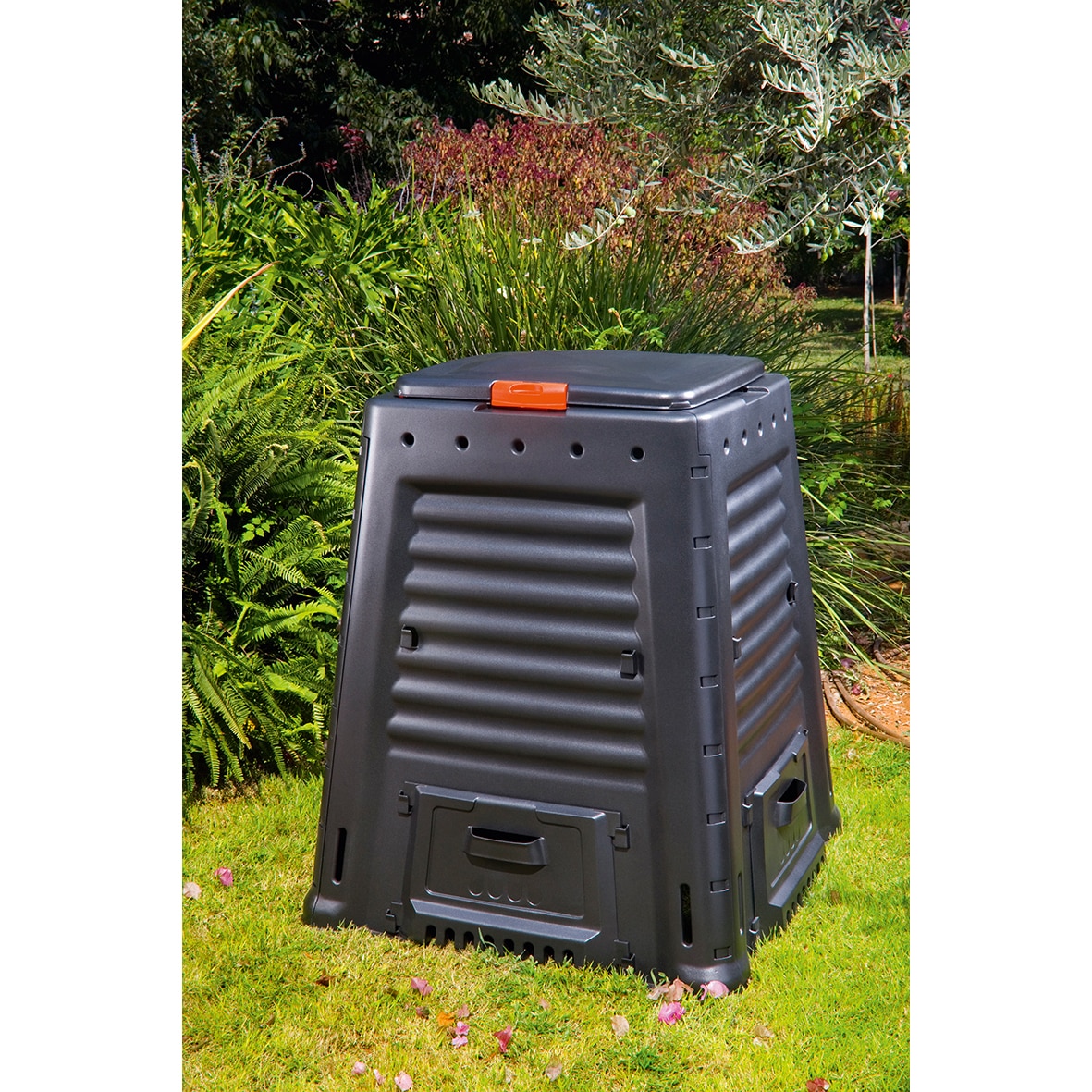 Lada compost/compostor gradina fara baza 650 L Keter Mega, plastic ...