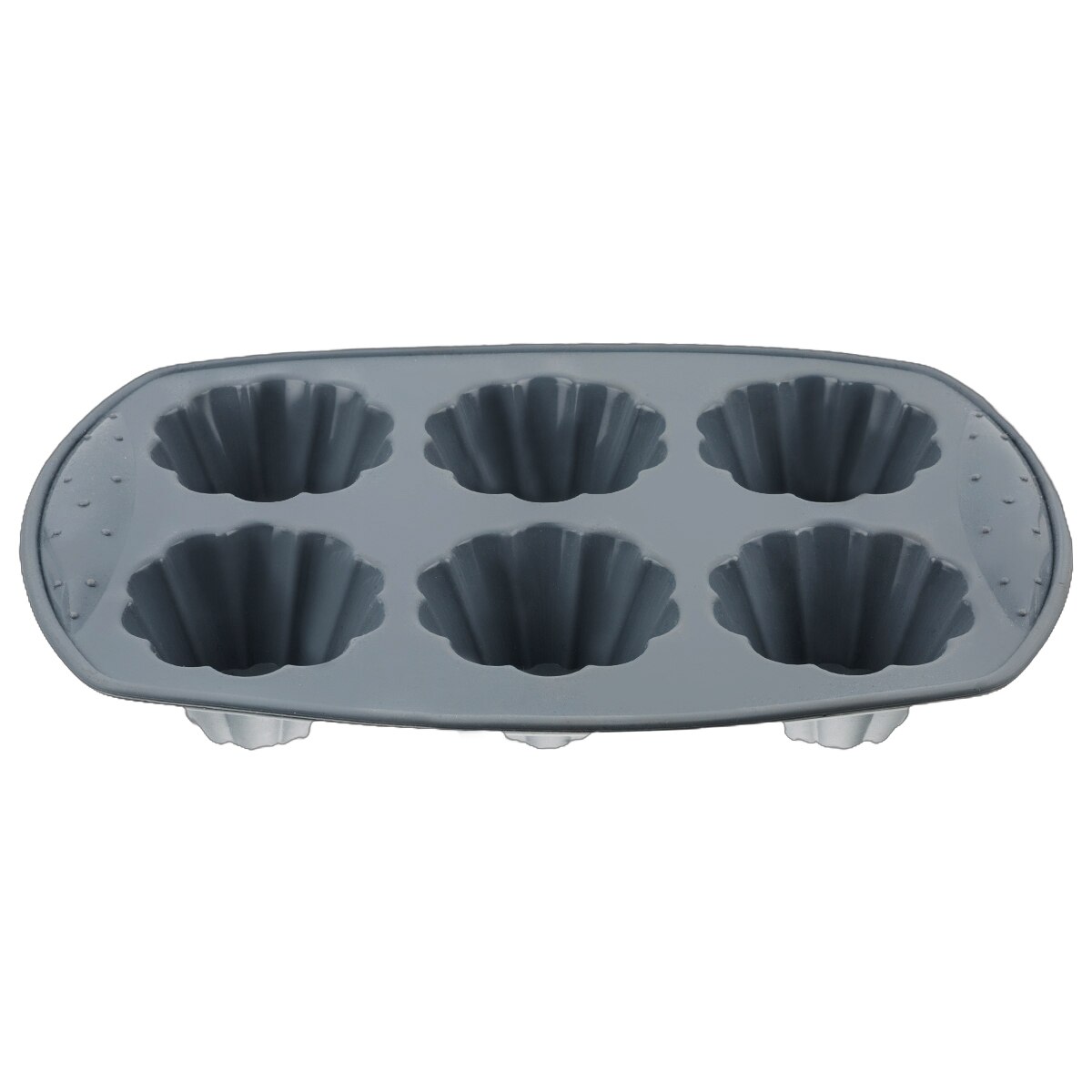 Forma copt briose 6 bucati, awwaline, silicon, gri - eMAG.ro