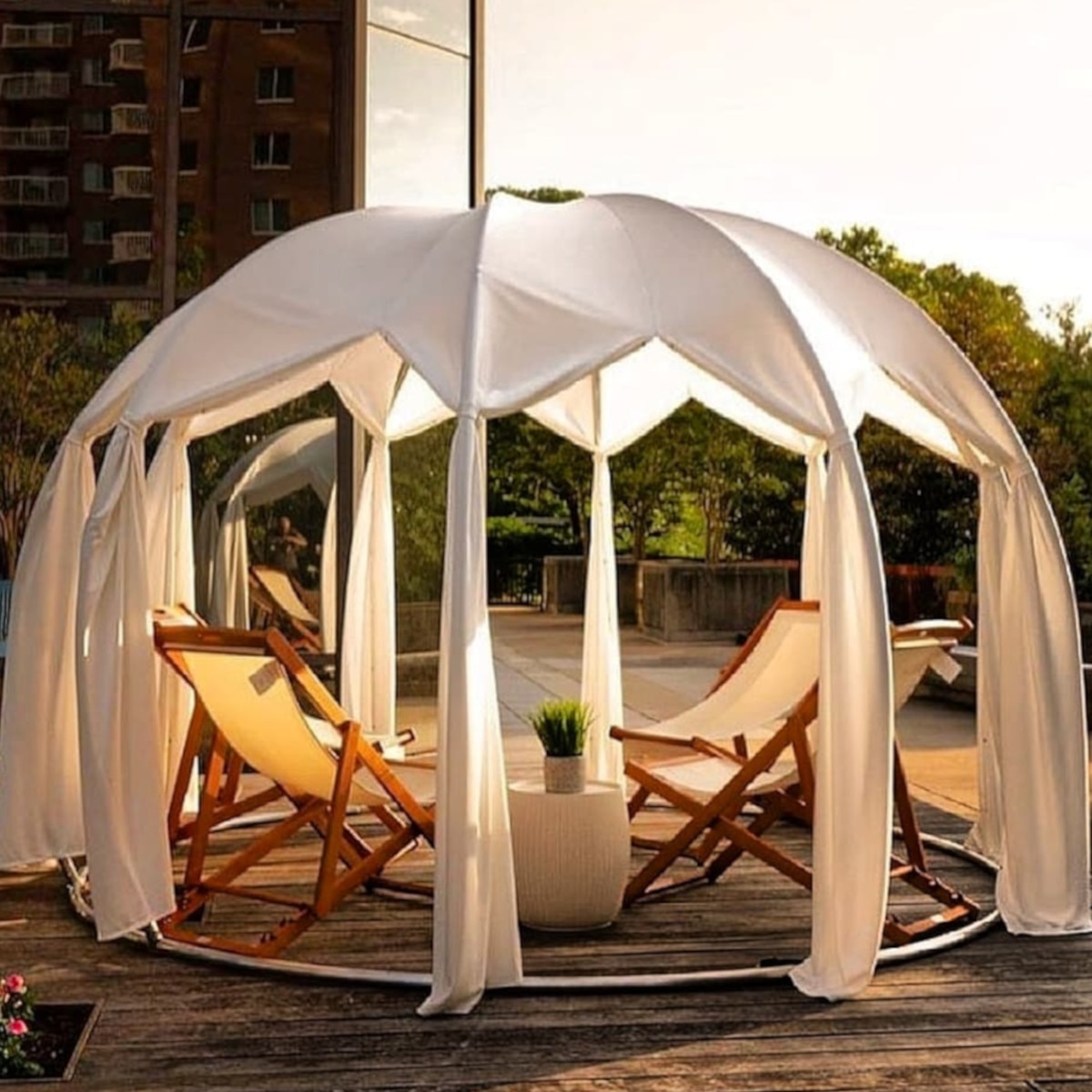 Igloo Canopy Astreea Romania, pavilion iglu premium, complet aluminiu ...
