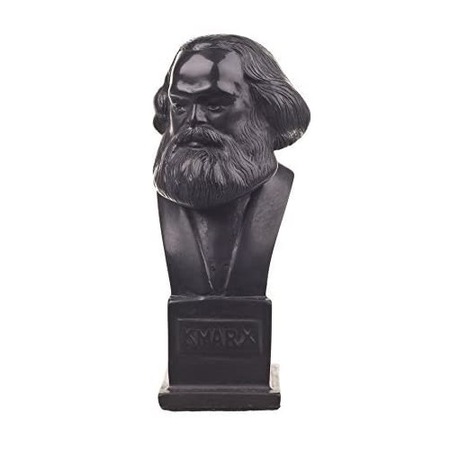 Statueta, Karl Marx Filosof german, Piatra, 12.5 cm, Negru - eMAG.ro