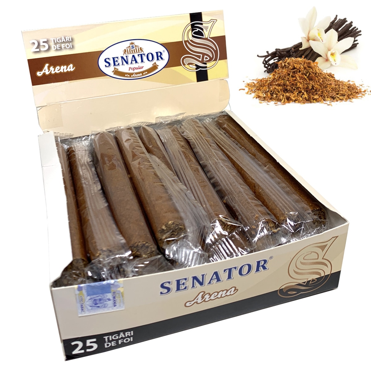 Tigari de foi - Senator Popular ARENA (Vanilla) 225g (25) - eMAG.ro