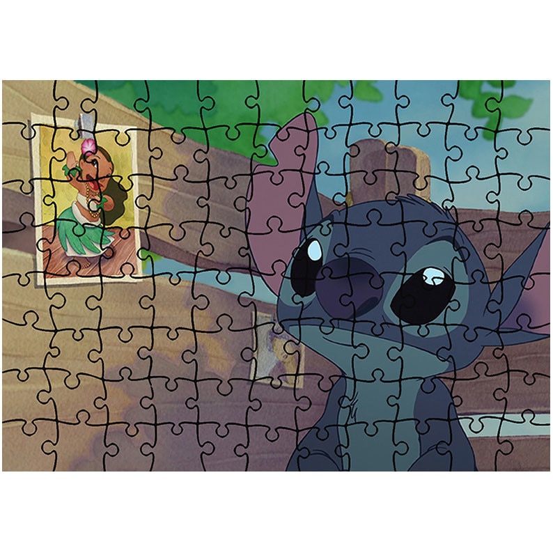 Puzzle Art Star 96 piese, Stitch si poza lui Lilo, animatii, Latime 40 ...