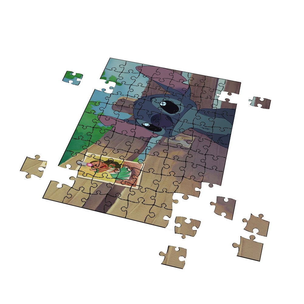 Puzzle Art Star 96 piese, Stitch si poza lui Lilo, animatii, Latime 40 ...