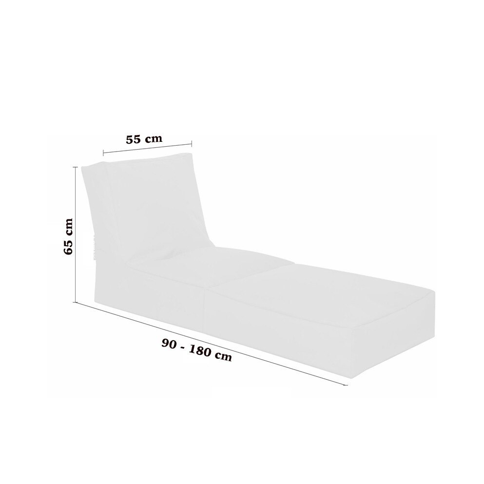 Fotoliu Tip Sezlong Siesta Earmut Rosu din Material Impermeabil 90 X