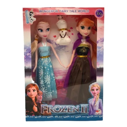 Set papusi Ana, Elsa si Olaf Frozen 23 cm - eMAG.ro