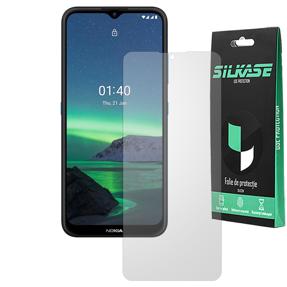 Folie mata SILKASE pentru Nokia 1.4, protectie ecran, silicon ...
