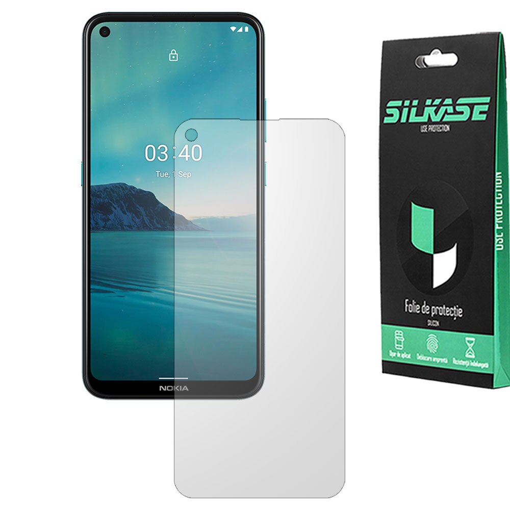 Folie mata SILKASE pentru Nokia 3.4, protectie ecran, silicon ...