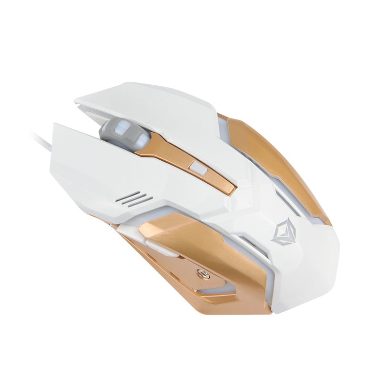 Mouse gaming Meetion MT-M915 iluminare automata, 2400 dpi, USB, alb ...