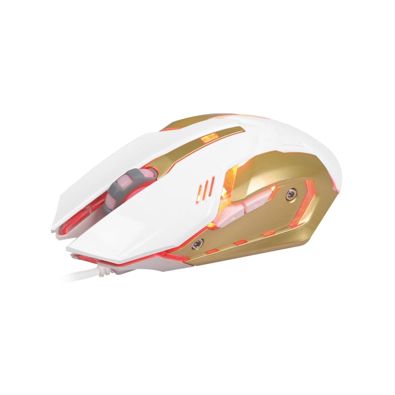 Mouse gaming Meetion MT-M915 iluminare automata, 2400 dpi, USB, alb ...