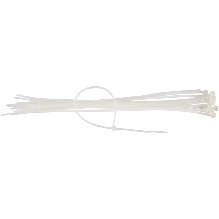 Set 100 buc coliere (soricei) plastic EvoTools 679365, 2.5x200 mm - eMAG.ro