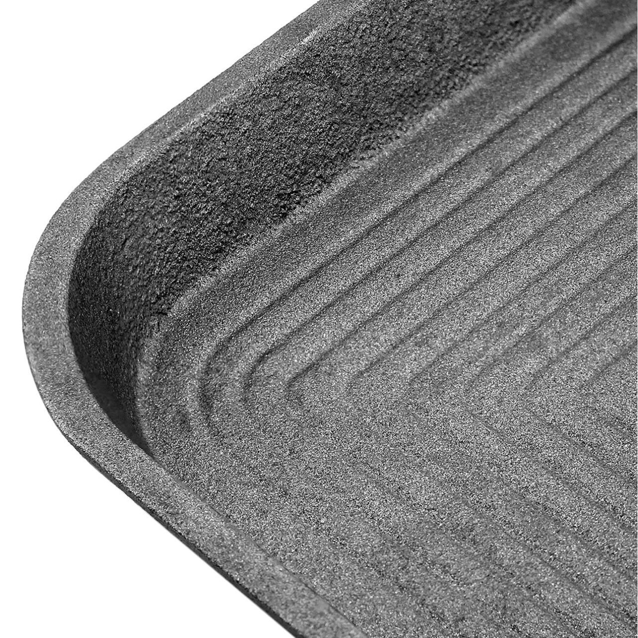 Placa gratar, fonta, patrata, 30x30 cm, Perfect Home - eMAG.ro