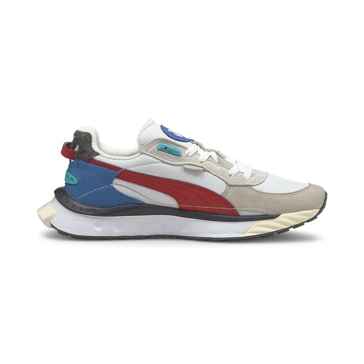 Puma, Pantofi sport unisex cu model colorblock Wild Rider Layers ...