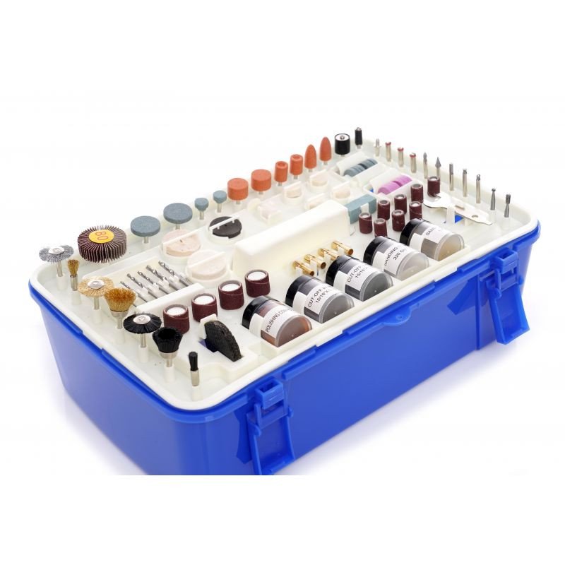 Mini freza electrica 230V 270W 218 piese 35000 rpm KD10751 Kraftdele ...