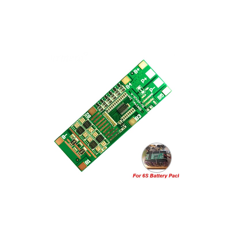 BMS защита за 6 балансирани Li-Ion 18650 клетки 24V 40A OKYN330-3 - eMAG.bg