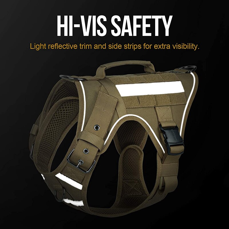 Ham Tactic SK9, Ham militar pentru caine, M, Reflectorizant, calitate ...