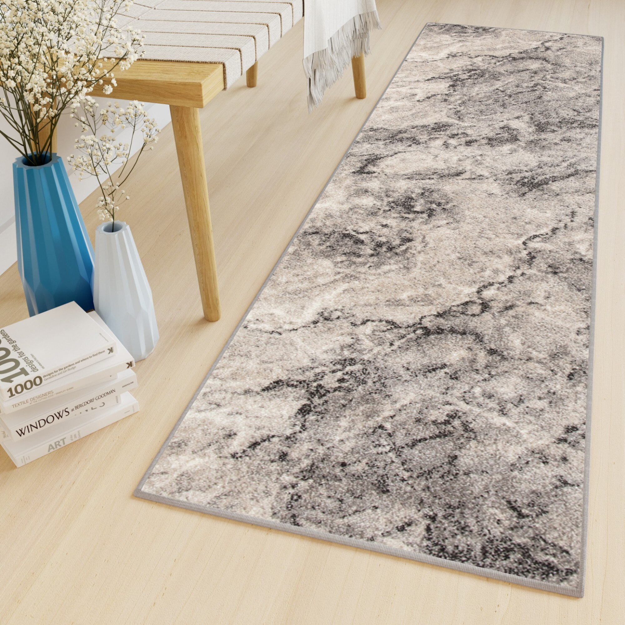 Covor Traversa OLLI Fiesta, design abstract, 100cm x 450cm, 36125/36926 ...