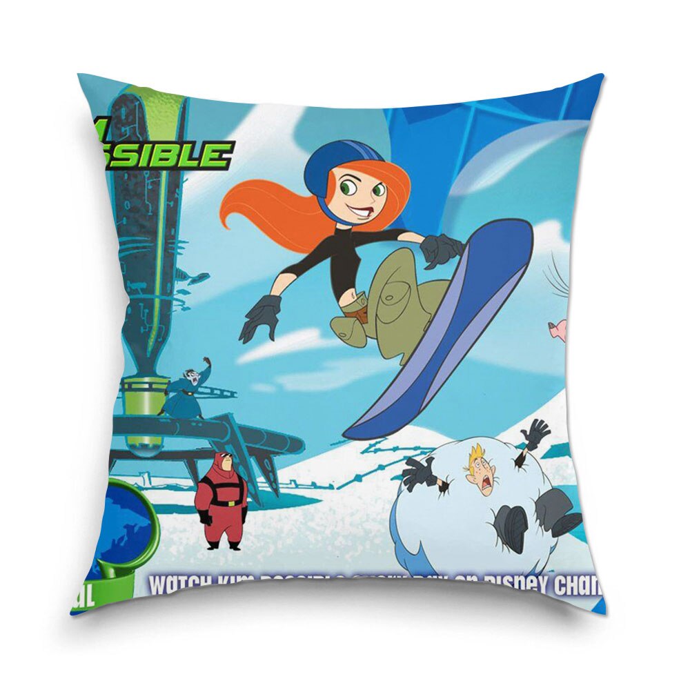 Art Star díszpárna, Kim Possible Rufus Ron a hóban, Animációk, Modern ...