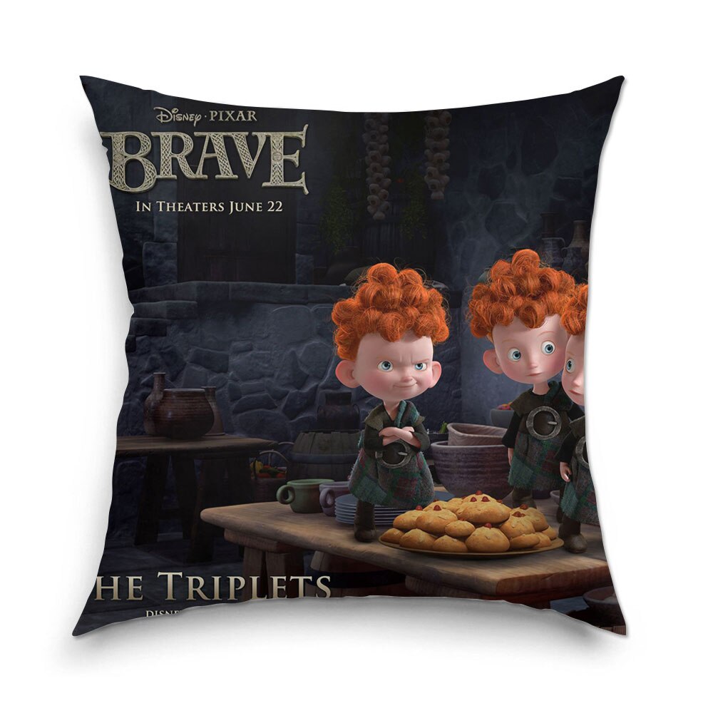 Dekoratív párna Art Star, Brave the Triplets, Animációk, Modern ...