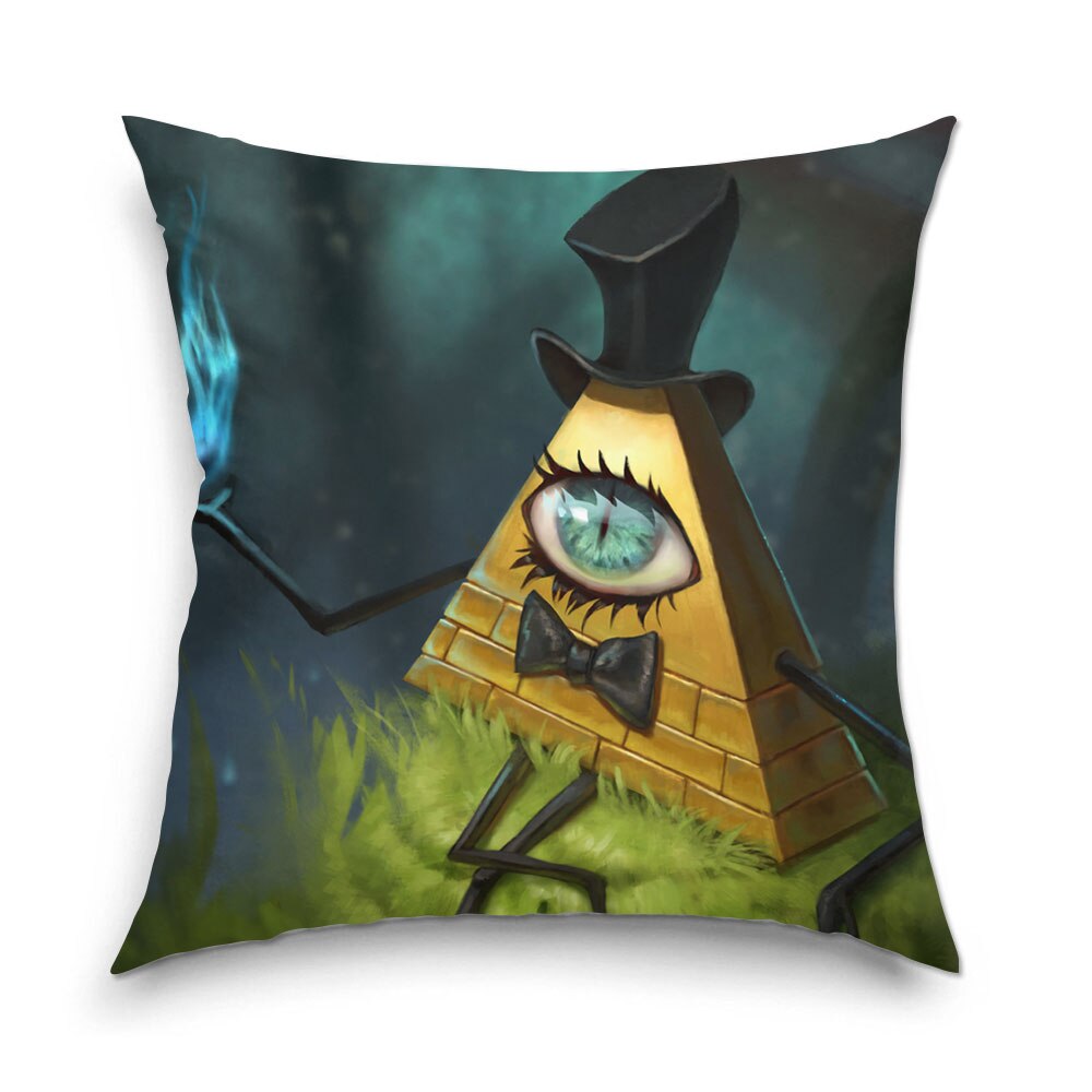 Dekoratív párna Art Star, Bill William Cipher a Gravity Fallsból ...