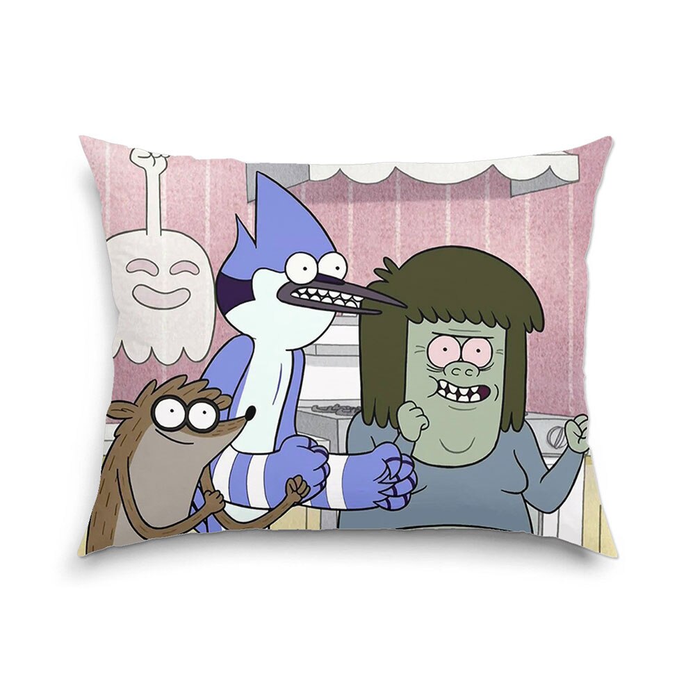 Dekoratív párna Art Star, Mitch Mordeicai és Rigby a Regular Show-ból ...