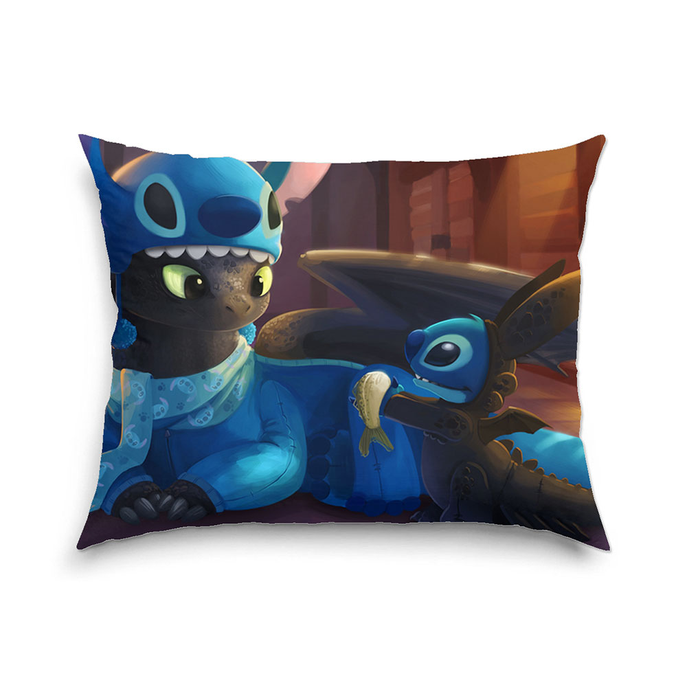 Art Star díszpárna, Stitch and the Dragon felöltözve, Animációk, Modern ...