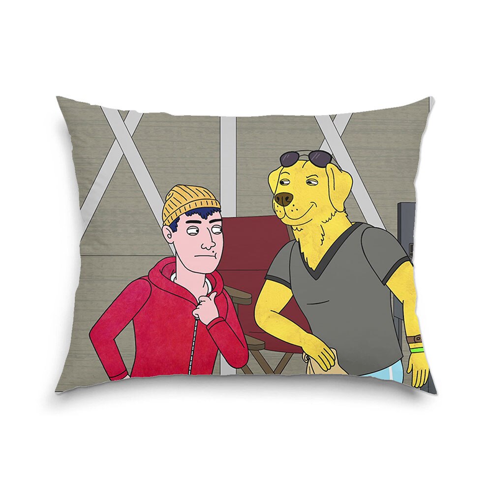 Dekoratív párna Art Star, BoJack Horsman Todd és Mr. Peanutbutter ...