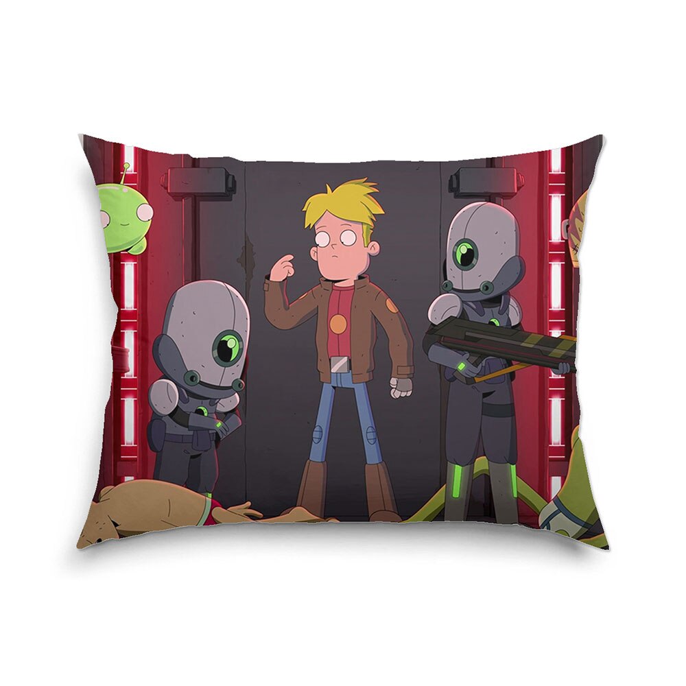 Dekoratív párna Art Star, Final Space battle, Animációk, Modern ...