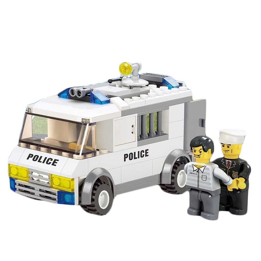 Set de constructie Blocki My Police - Masina-inchisoare politie, 135 ...