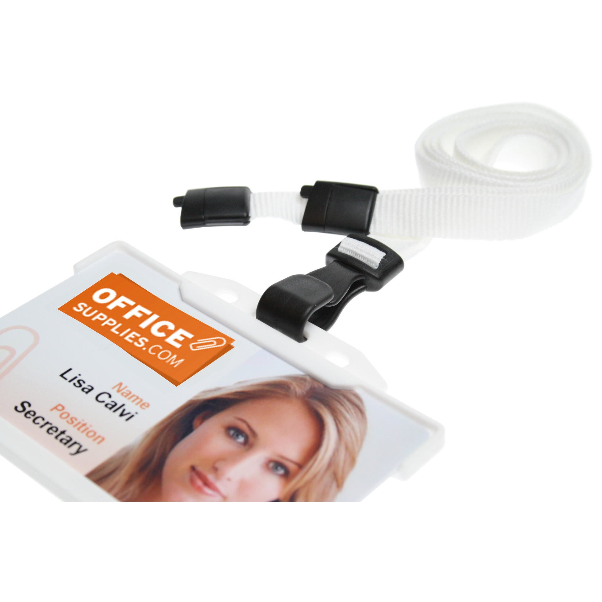 Set 10 buc snur ecuson legitimatie textil cu sistem breakaway ...