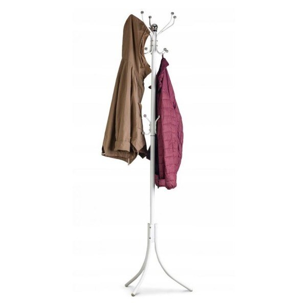 Cuier hol tip pom, IMK, otel, alb, 14 agatatori, 49 x 185 cm - eMAG.ro