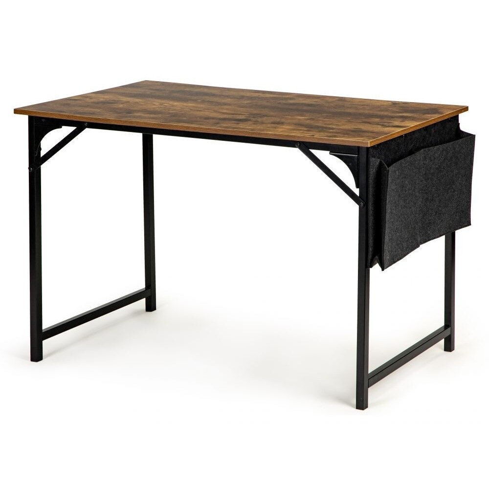 Birou din PAL laminat, geanta laterala pentru carti, 120x60 - eMAG.ro